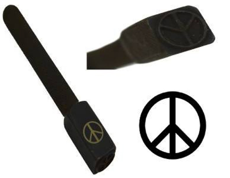 3/8 10mm Peace Metal Punch Steel Stamp Gold Silver - Etsy