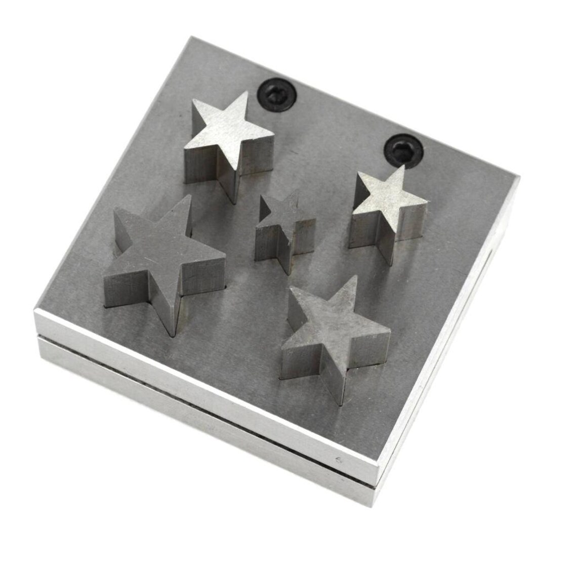 5 PC Star Shaped Disc Cutter Punch Tool Gold Silver Metal Charm Jewelry ...