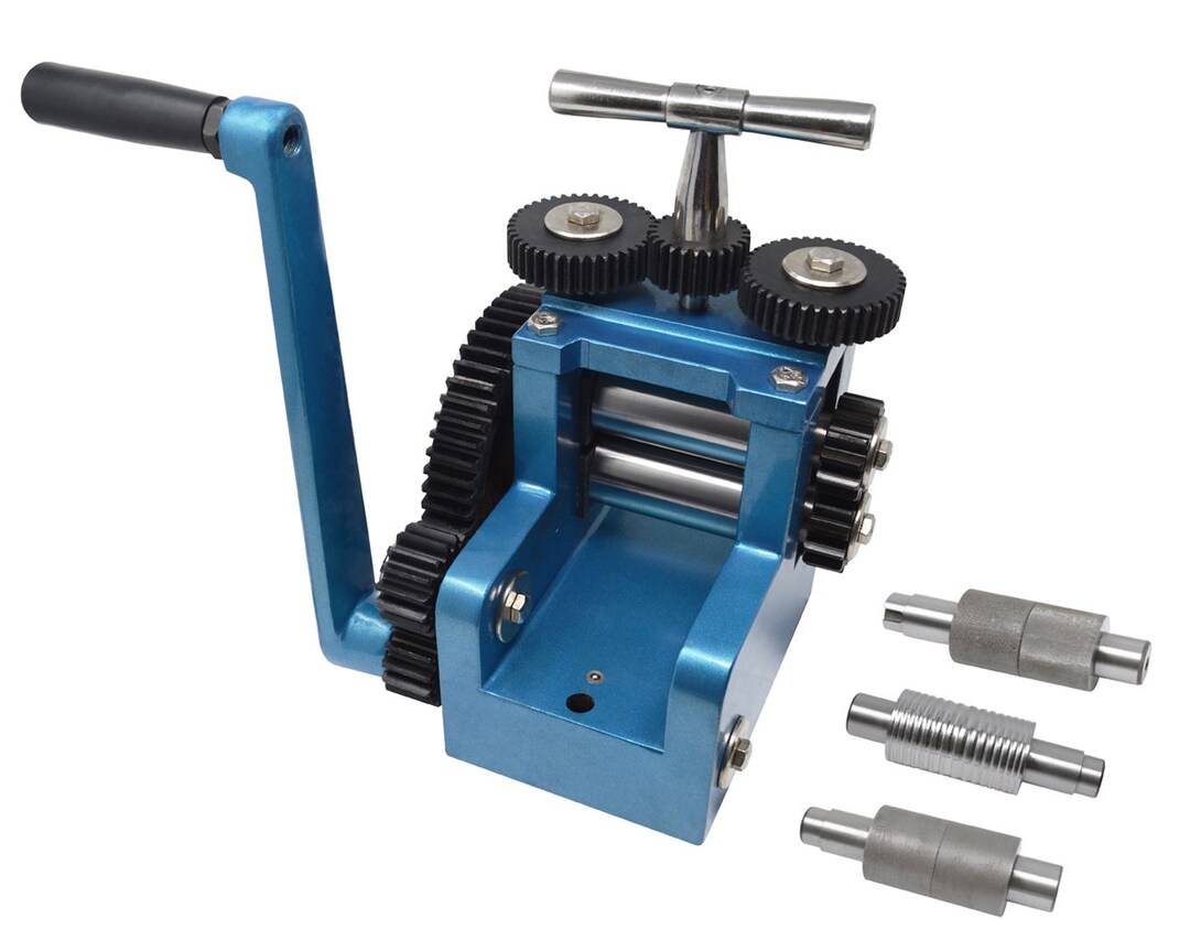 3" Rolling Mill Flattening Designs Gold Silver Metal Coins Ingots ...