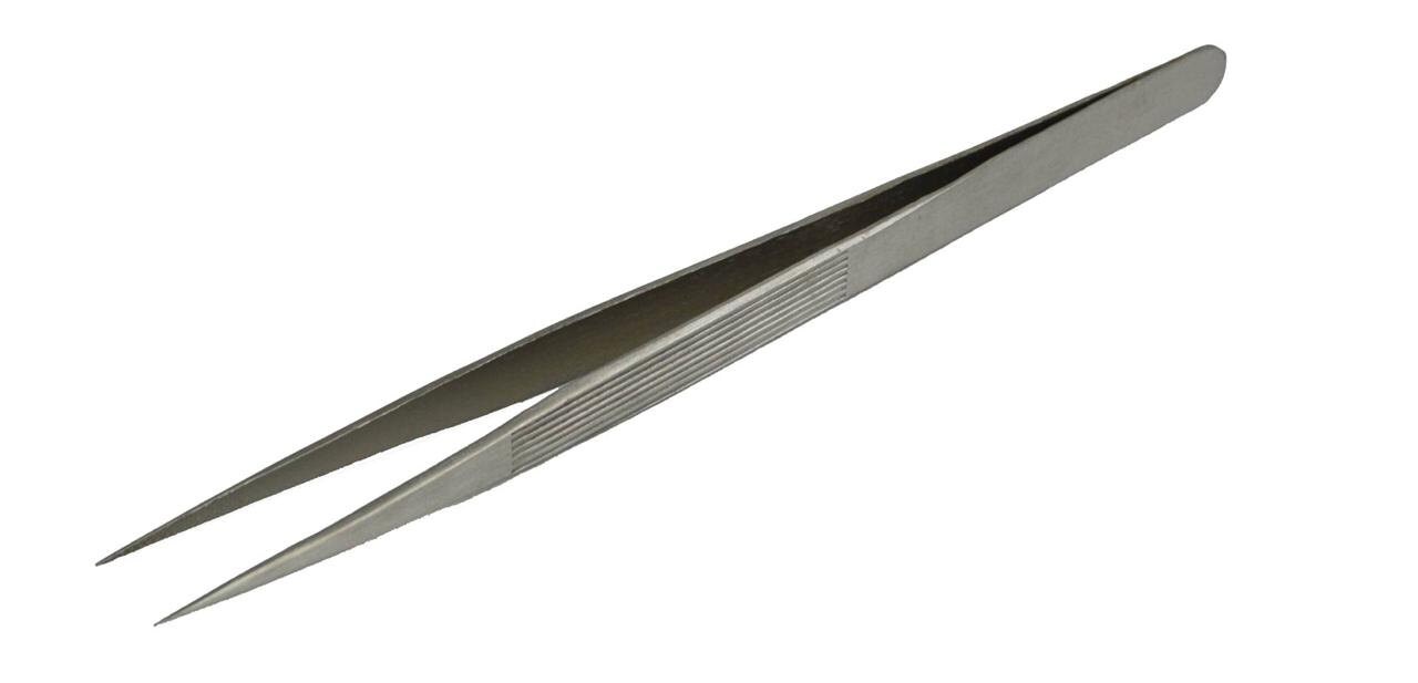 Diamond Tweezer 6-1/2" Fine Tipped Tip Gemstone Melee Grind Tweezers ...
