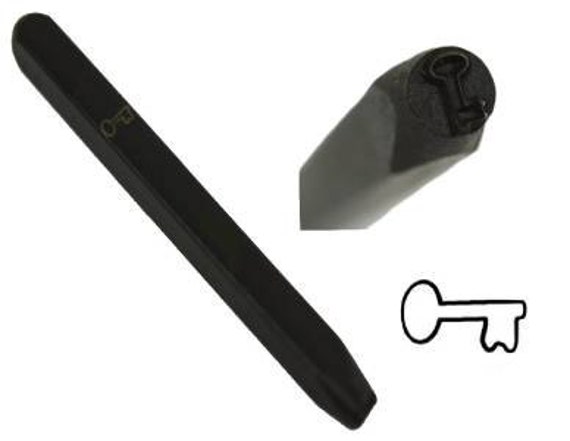 316 5mm Skelton Key Metal Punch Steel Stamp Gold Silver | Etsy