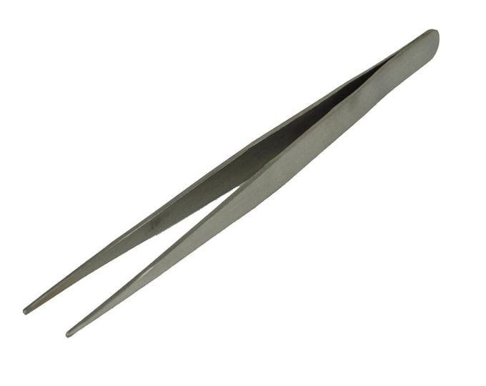 7 Long Medium Tip Straight Utility Tweezers Stainless - Etsy