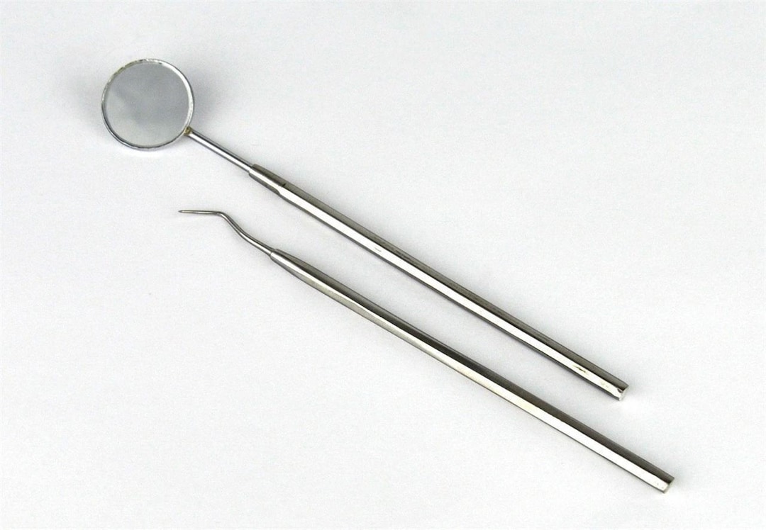 Jewelers 2 Piece Mirror Inspection Set Inspecting Jewelry Hobby Repair ...