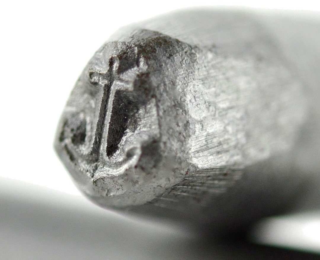 Anchor Steel Stamp 3/16" - 5mm Hardend Steel Hand Pressing Gold Silver ...