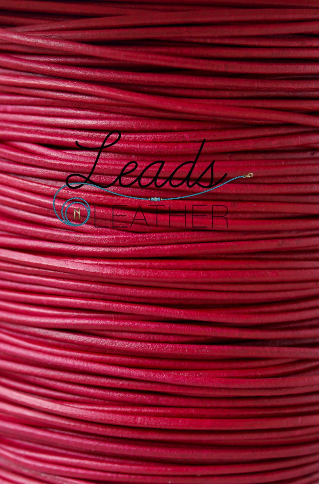 Kangaroo Leather Round Cording 1 Mm~ Red, Roo Leather, Jewelry - Etsy
