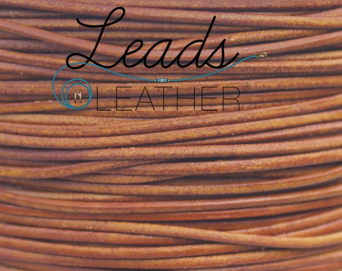 Kangaroo Leather Round Cording 1 Mm~saddletan, Roo Leather, Jewelry - Etsy