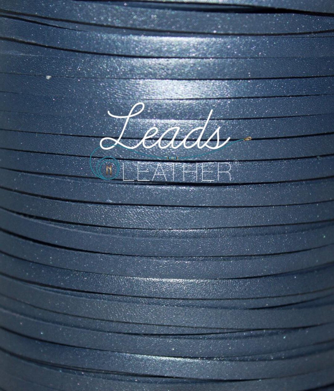Kangaroo Leather Birdsall Cobalt Shimmer, Buckstitch Lacing, Kangaroo ...