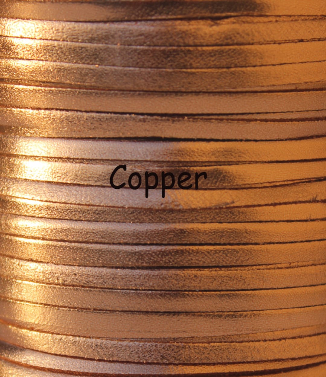 Kangaroo Leather Birdsall Metallic Copper, Buckstitch Lacing, Kangaroo ...