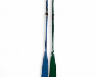 Vintage Boat Oars Pair, Wooden Oars, Boat Oars, Grey Weathered Boat ...