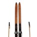 Vintage Wooden Northland Monarch Snow Skis and Poles, Wood Ski, Cabin ...