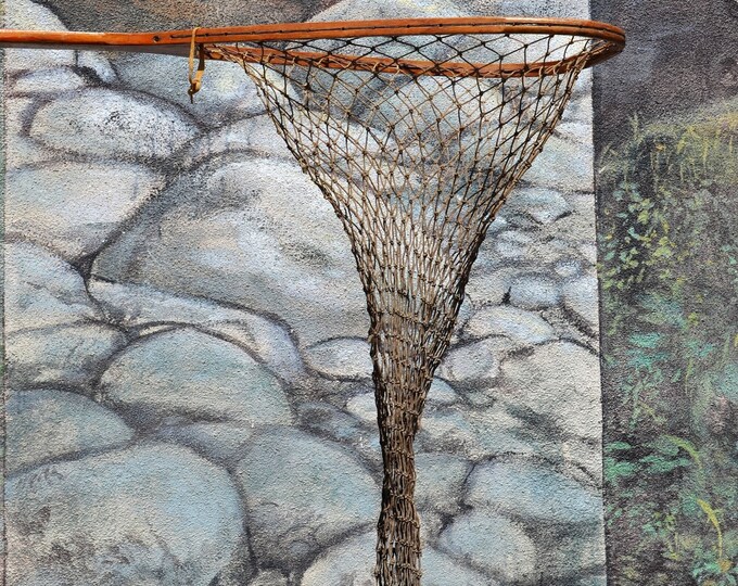 Vintage Fishing Net Fishing Gear Cabin Decor Lodge Decor - Etsy