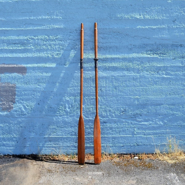 Wooden Boat Oars - Etsy