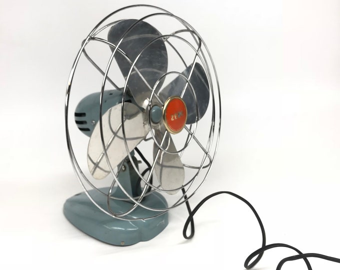 Antique Desk Fan, Vintage Zero Model 10498 Desk Fan, Retro Desk Fan ...