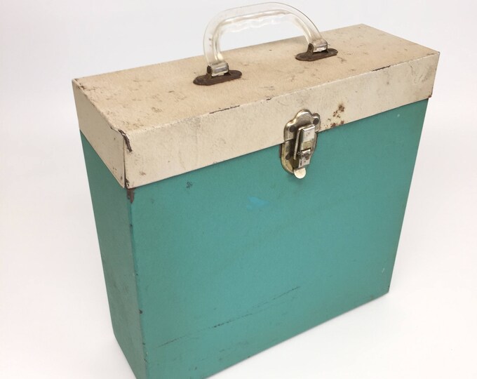 Metal File Box, Vintage Office Supplies, File Storage, File Holder ...