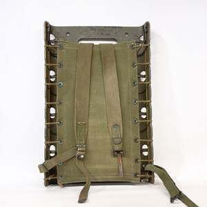 Vintage US Military Backpack Frame, Wood Backpack Frame, Cabin Decor ...