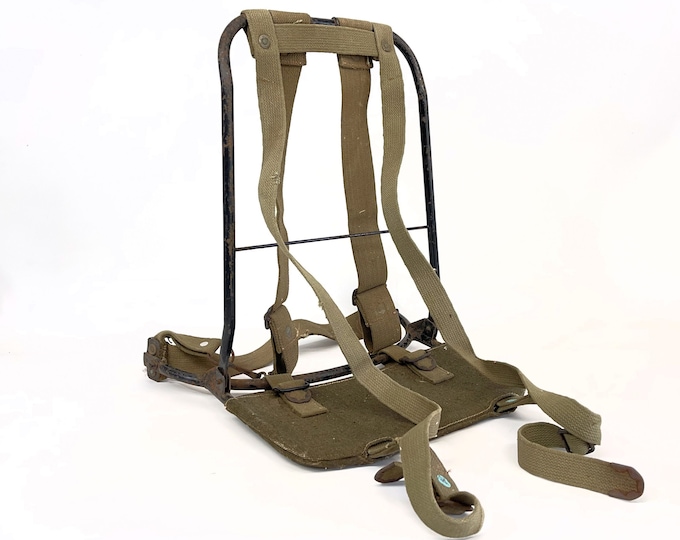 Vintage Military Backpack Frame, Military Metal Backpack Frame, Vintage ...