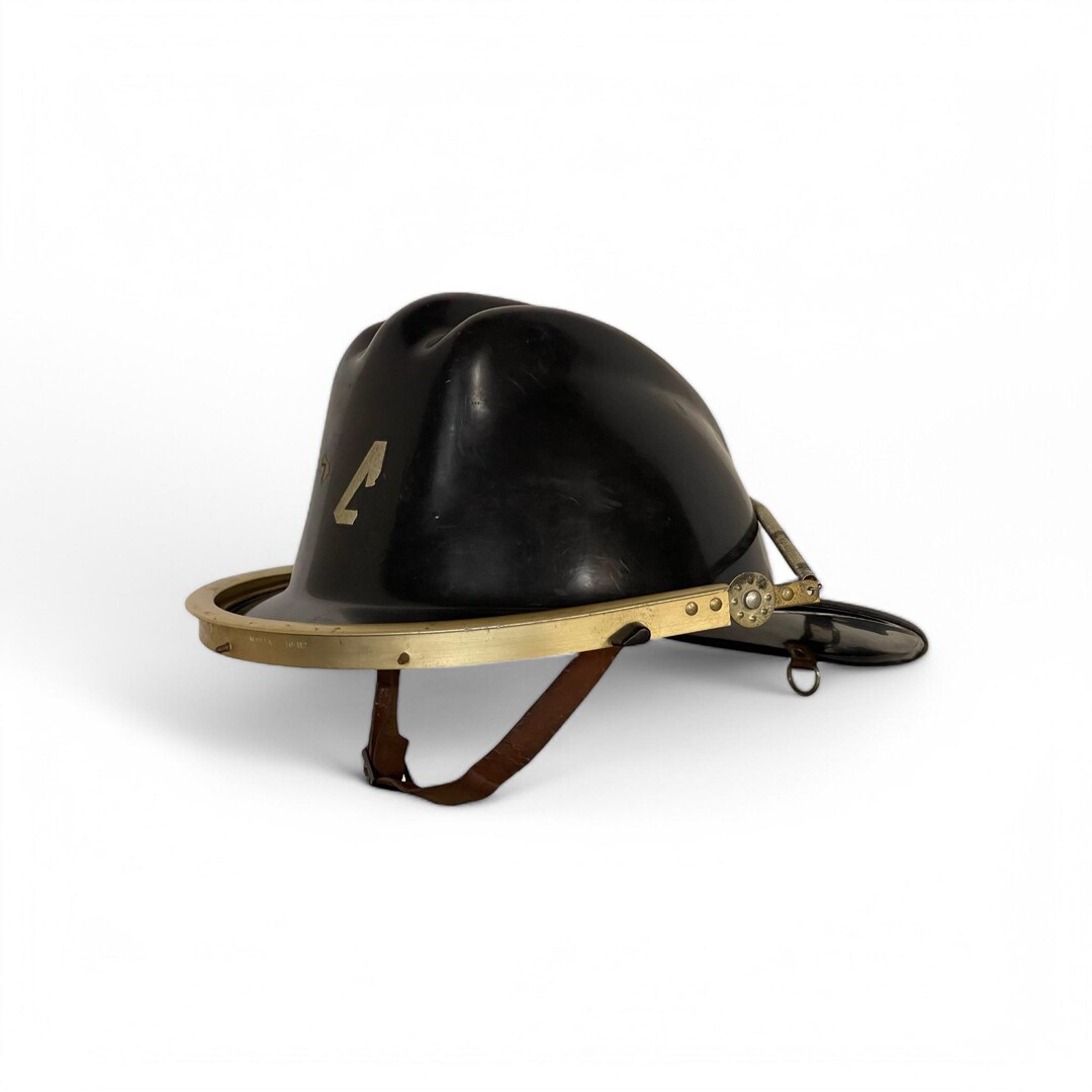 Vintage Firefighter Helmet - Gift for Firefighters, Fireman Collectible ...