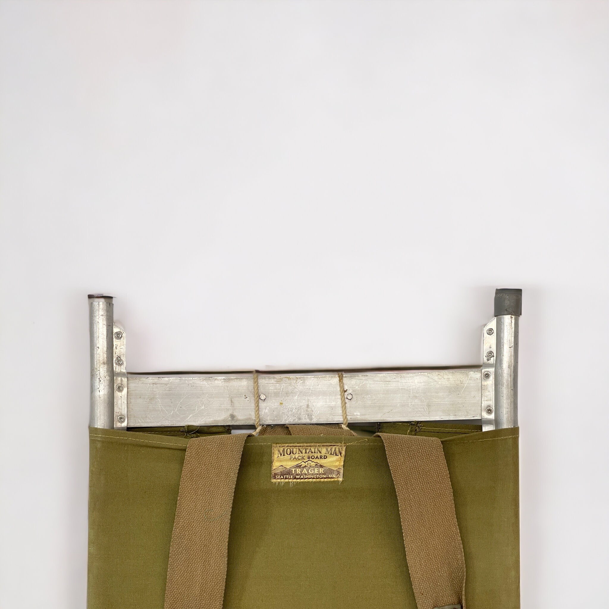 Vintage Mountain Man Pack Board by Trager, Aluminum Backpack Frame ...