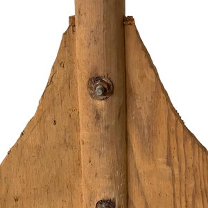 Vintage Wooden Boat Oars With Oar Locks - Rustic Nautical Decor, Wood ...