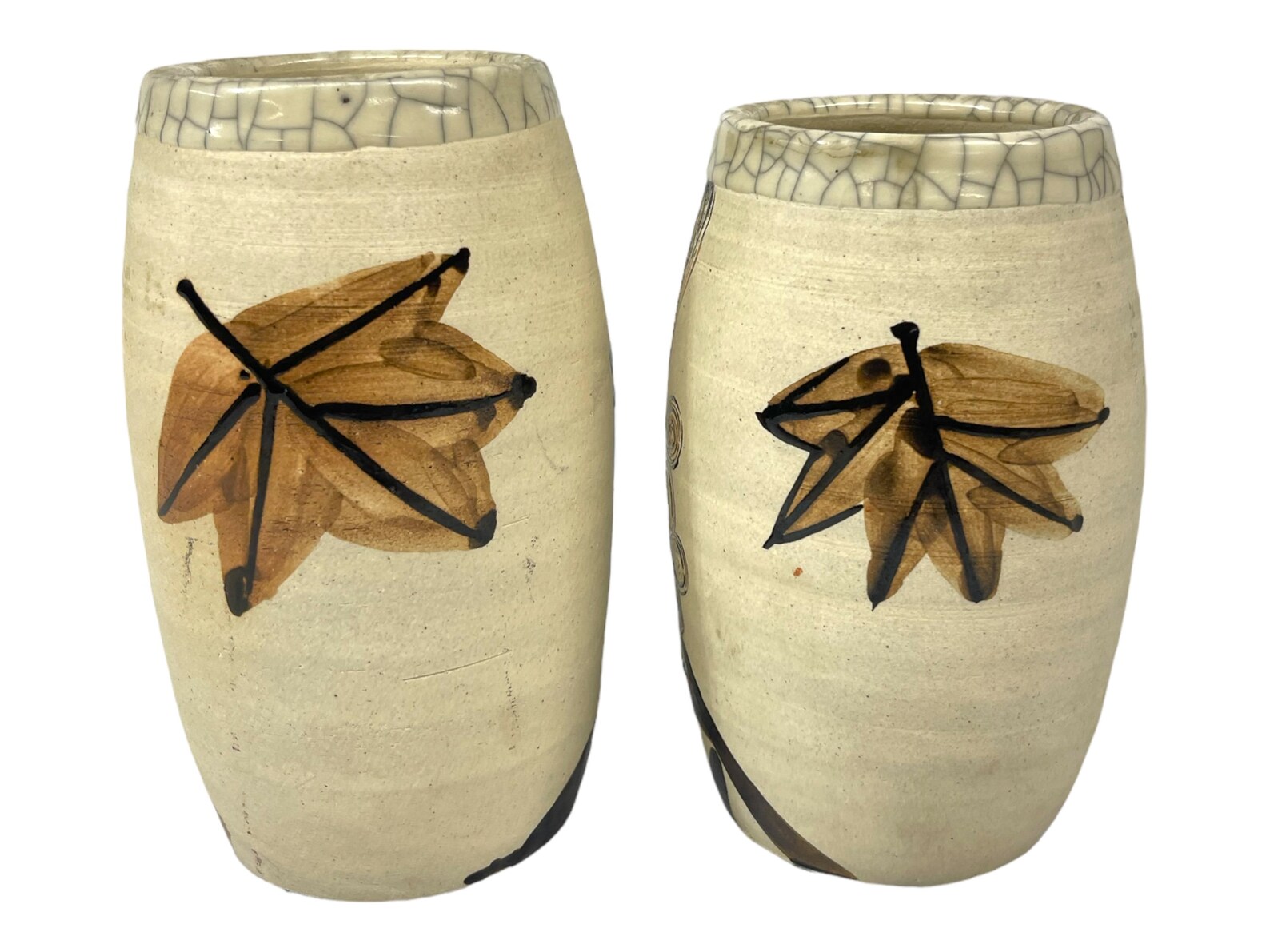 Vintage Face Vase Pair - Hand Painted Ceramic Man Woman Vases, Unique ...