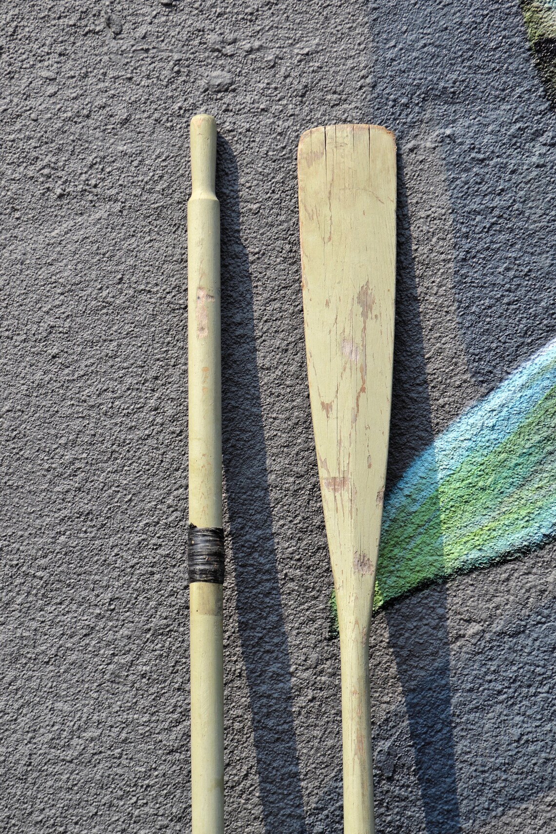 Vintage Boat Oars Pair Weathered Boat Oars Oars Rustic - Etsy