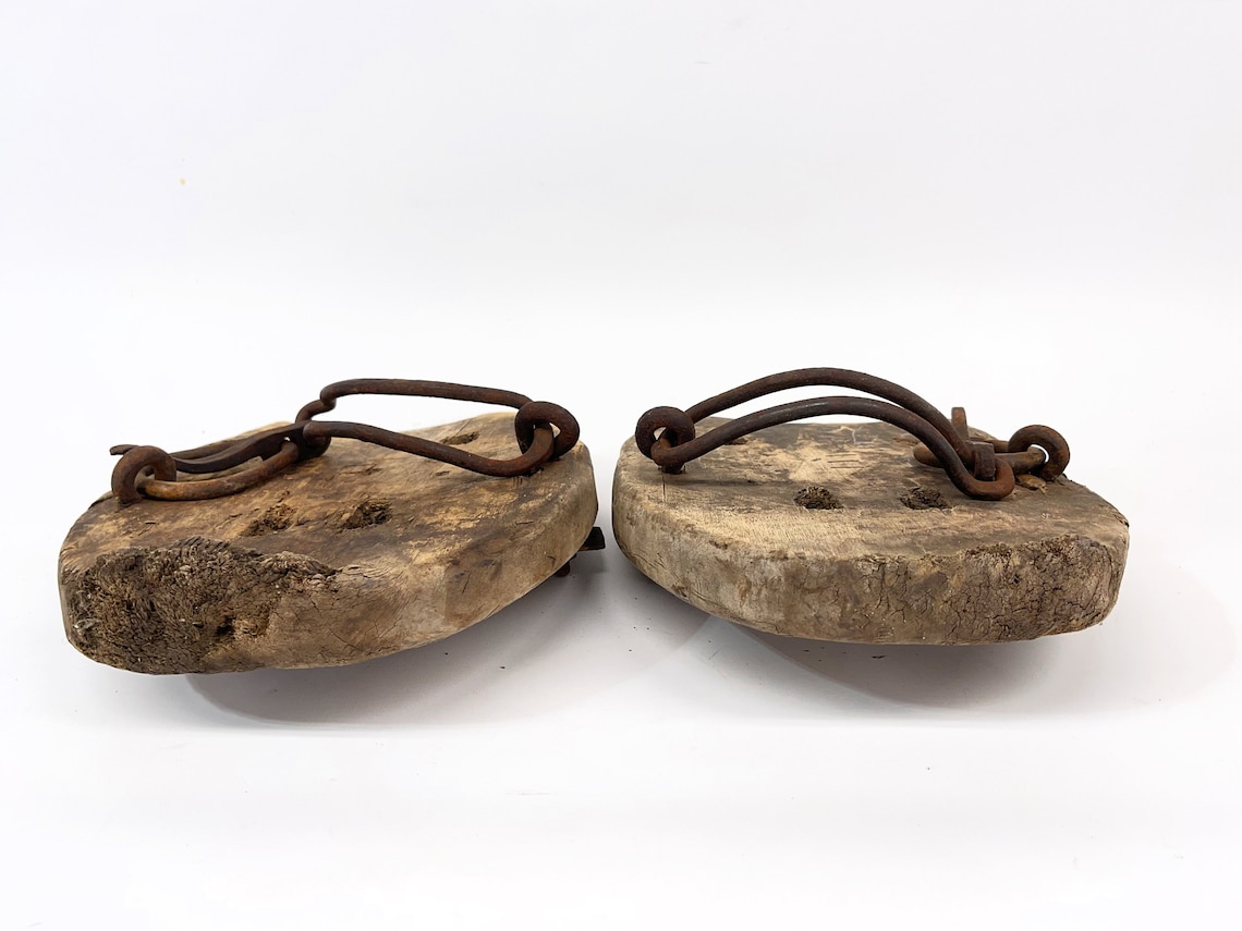 Vintage Wood Horse Shoe Bogs Pair Antique Wooden Horse Bogs - Etsy