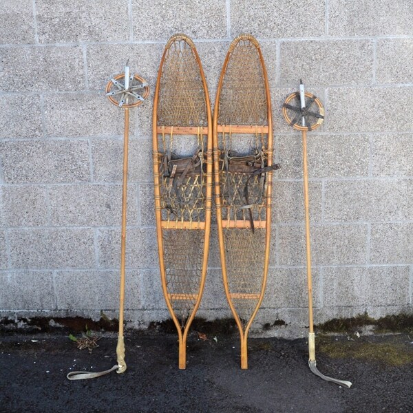 Vintage Snowshoes - Etsy
