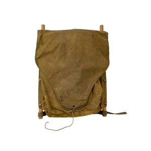 Vintage Trappers Backpack Packboard Wooden Frame - White Stag, Rustic ...