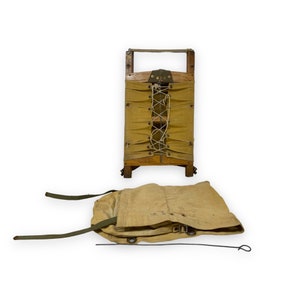 Vintage Trapper Nelsons Packboard, Wooden Backpack Frame, Indian ...