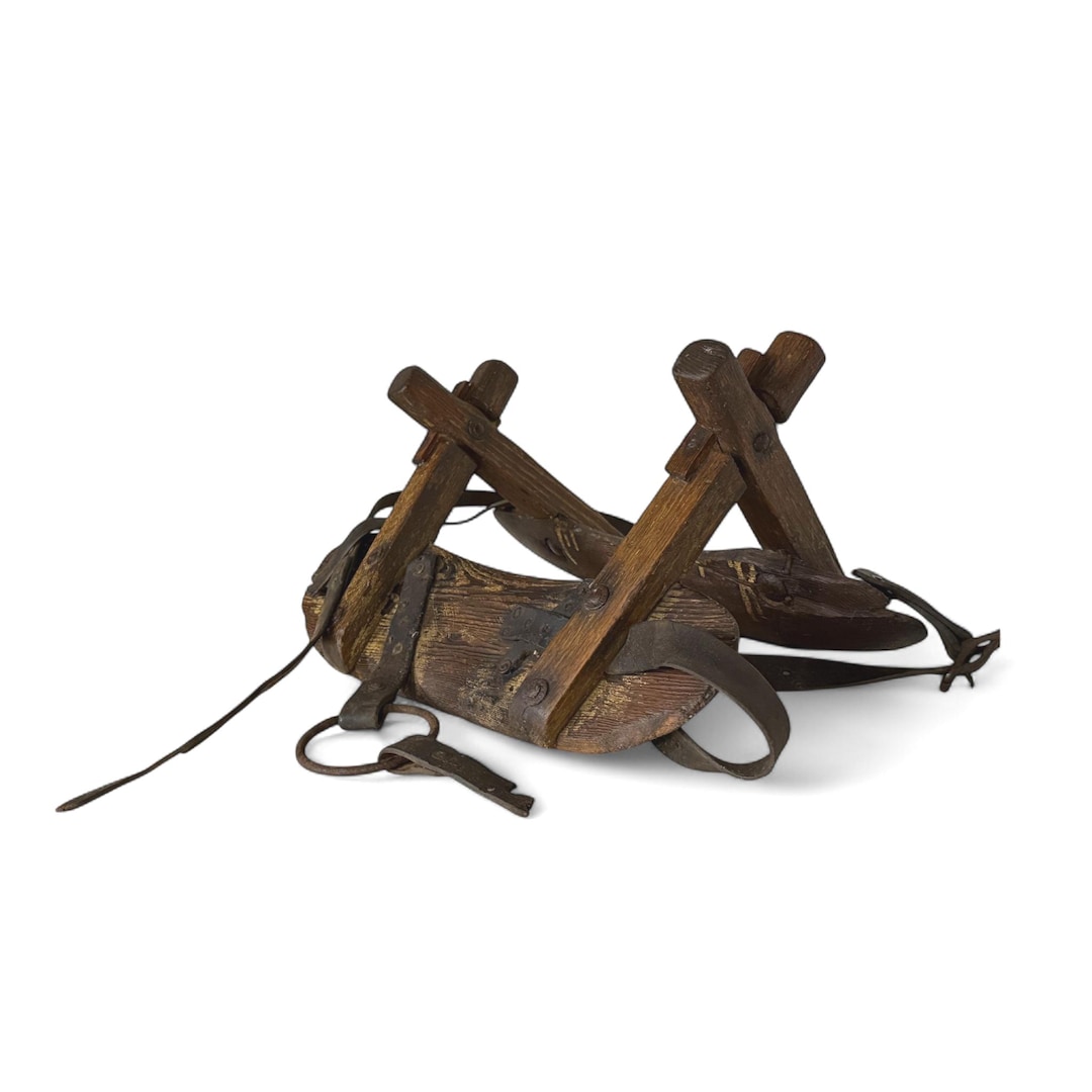 Antique Wooden Pack Saddle - Vintage Western Decor, Old Weathered Wood ...