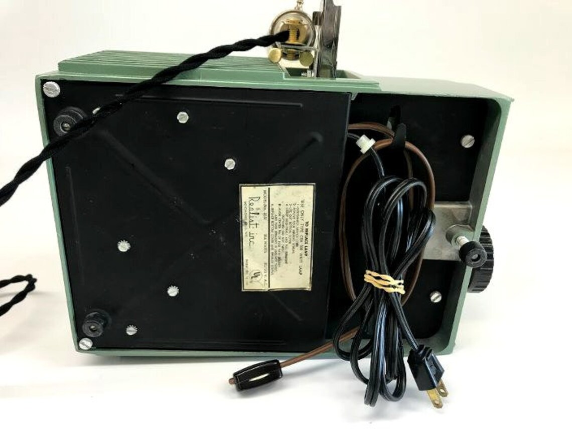 Vintage Mid Century Lamp Slide Projector Realist Deluxe - Etsy