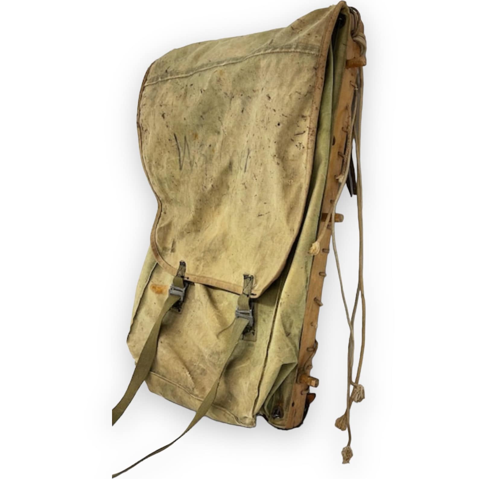 Vintage Wood Backpack Frame, Wooden Packboard, Trappers Backpack Frame ...