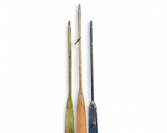Vintage Boat Oars Pair, Weathered Boat Oars, Oars, Rustic Oars, Beach ...