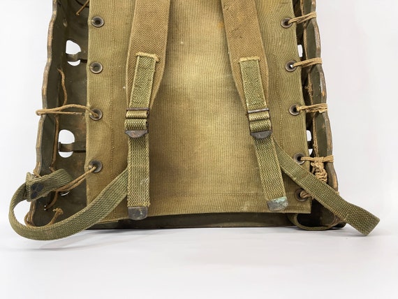 Vintage US Military Backpack Frame, Wood Backpack Fra… - Gem