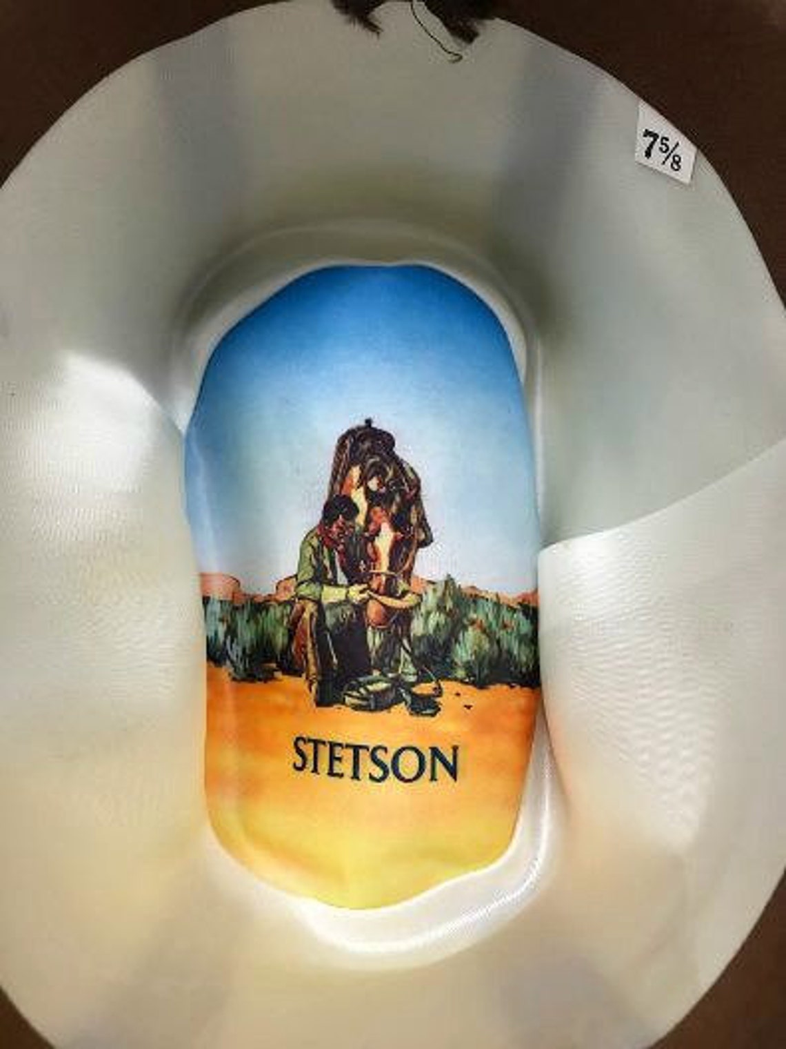 Vintage Stetson Hat Stetson Cowboy Hat With JBS Hat Pin | Etsy