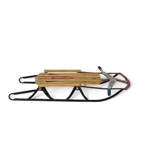 Vintage Wooden Sled - Gladding Champion Fastback With Metal Handles ...