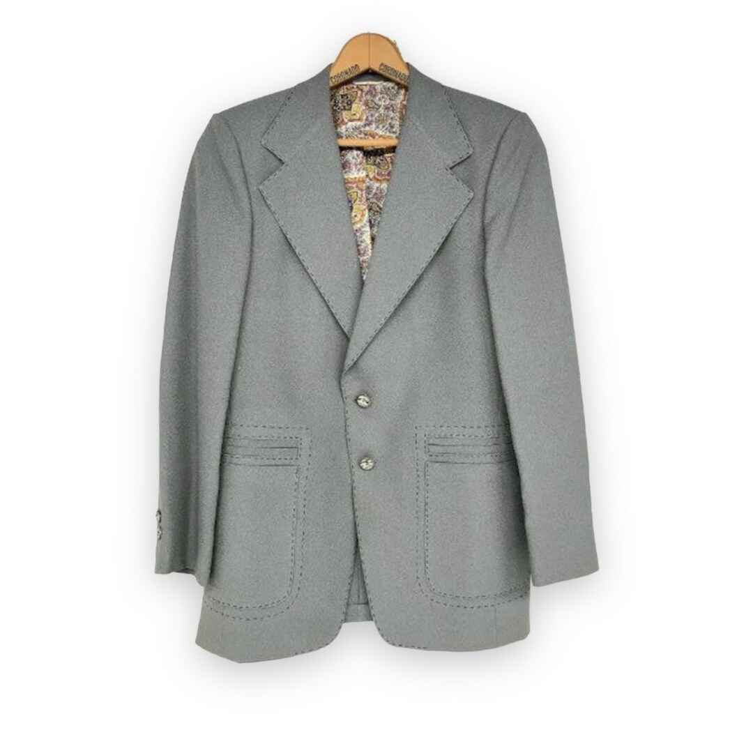 Vintage Ratner Clothes Sport Coat – 1970s Polyester Blazer, Size L - Etsy
