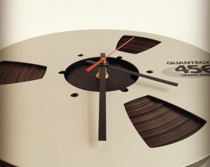 Wall Clock Reel Music Musician Recording Studio Tape Time Rockstar - Etsy