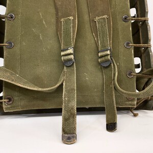 Vintage US Military Backpack Frame, Wood Backpack Frame, Cabin Decor ...