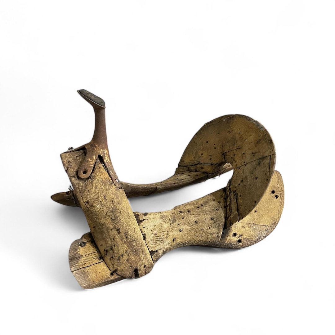 Antique Wooden Saddle Tree - Vintage Western Decor, Old Weathered Wood ...