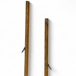 Vintage Wooden Boat Oars With Oar Locks - Rustic Nautical Decor, Wood ...