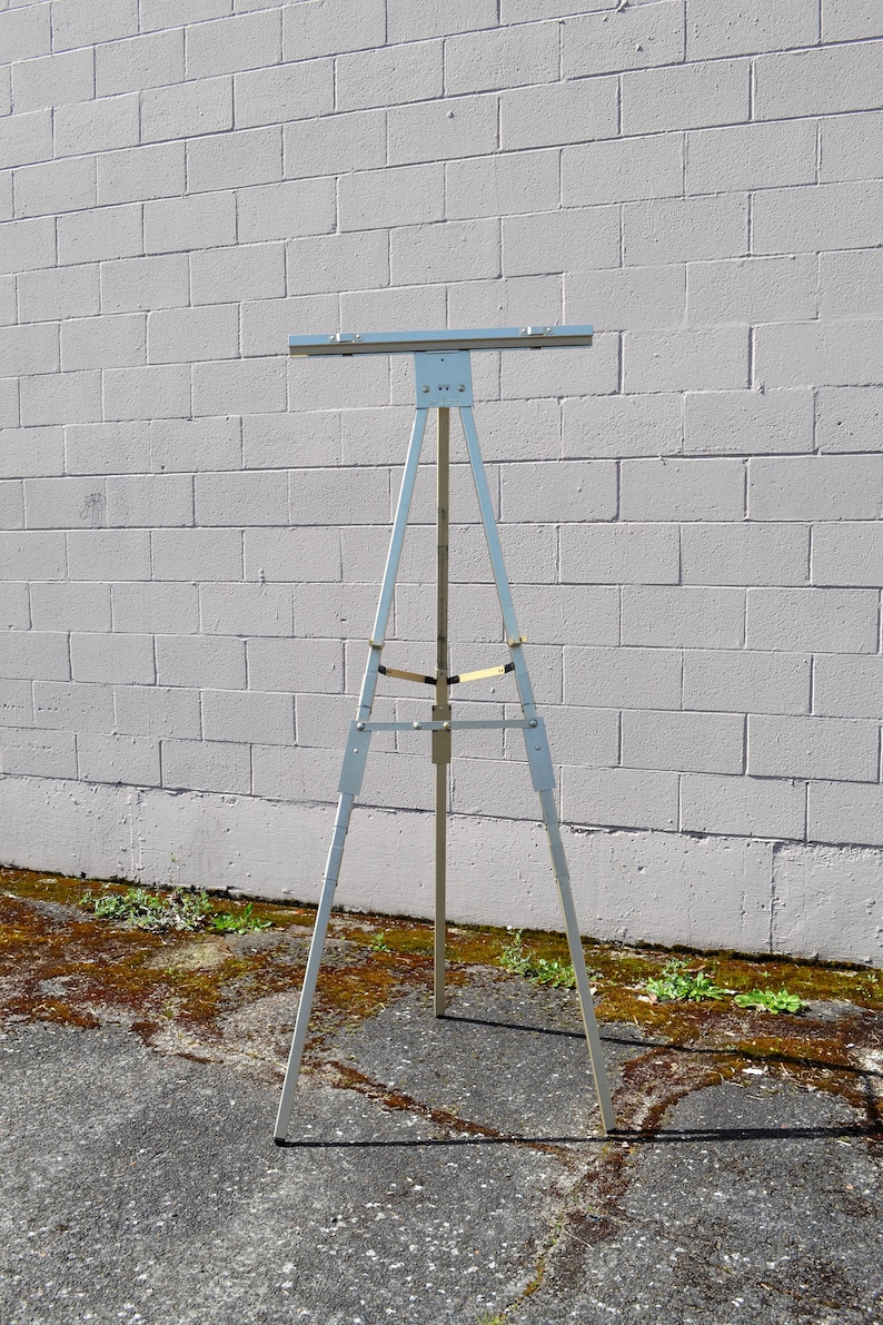 Vintage Floor Easel Vintage Metal Easel Oravisual Dual - Etsy
