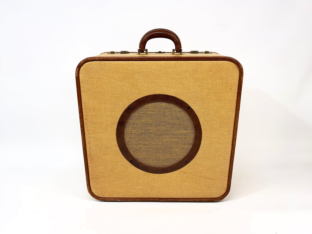 Upcycled Vintage Suitcase Guitar Amp Speaker, Repurposed Luggage ...