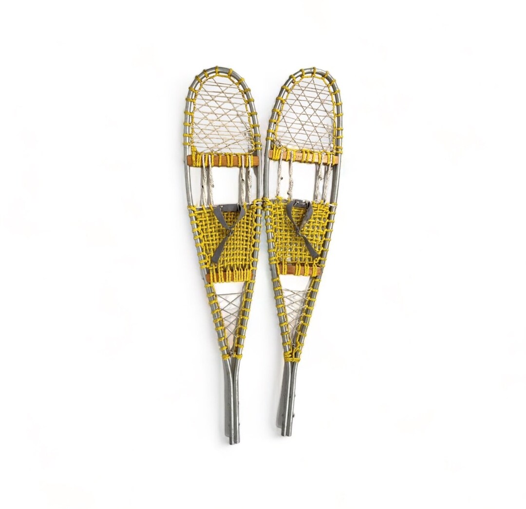 Vintage Aluminum Snowshoes Pair - Rustic Cabin and Ski Lodge Decor ...