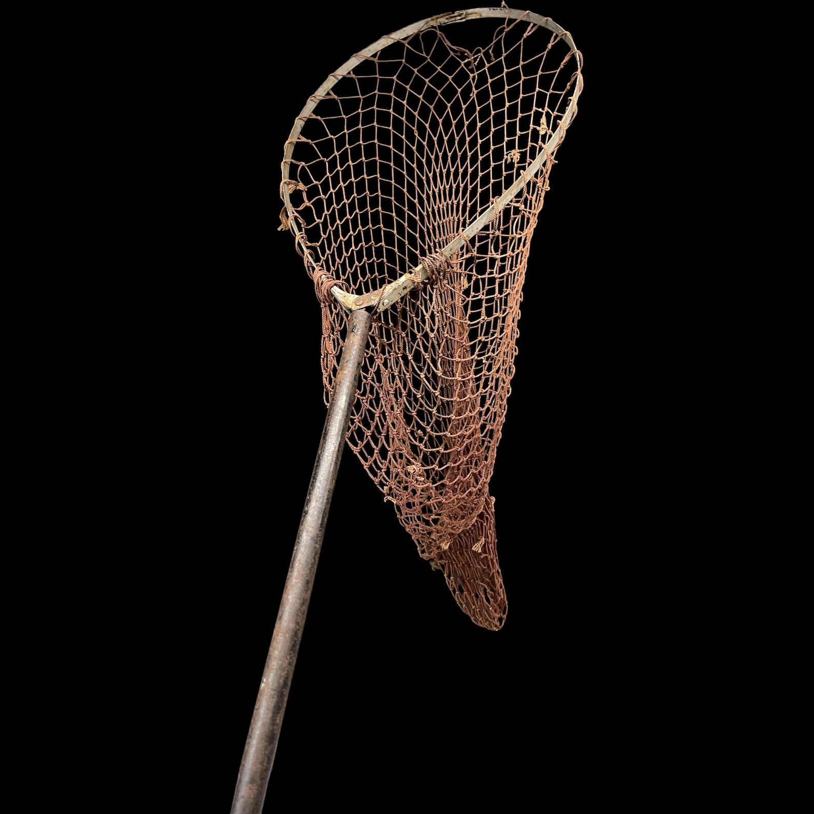 Vintage Fishing Net Fishing Hand Net Metal Fishing Net Pole - Etsy