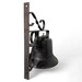 Vintage Cast Iron Dinner Bell Large Heavy Duty Wall, Post Mount, Rustic ...