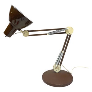 Vintage Mid Century Articulating Lamp, Swing Arm Light, Retro ...