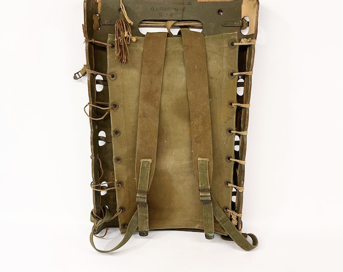 Vintage Wood Backpack Frame, Wooden Packboard, Trappers Backpack Frame ...