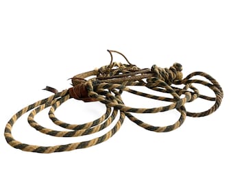 Vintage Western Rope Lasso Lariat - Cowboy Cabin and Lodge Wall Decor ...