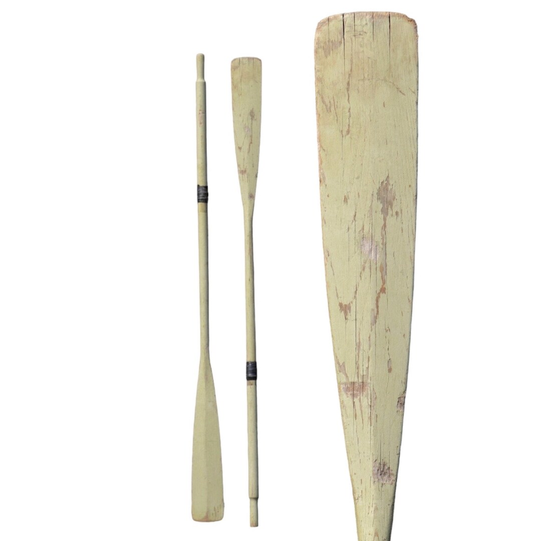 Vintage Boat Oars Pair, Weathered Boat Oars, Oars, Rustic Oars, Beach ...